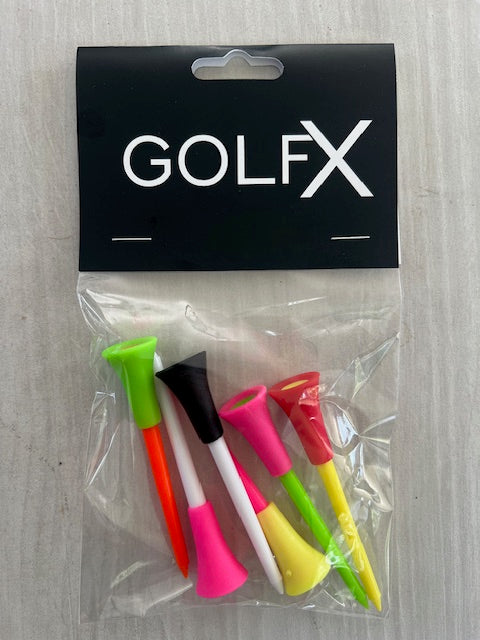 GolfX Rubber Top Tee - 6 pk – Prodrive Golf